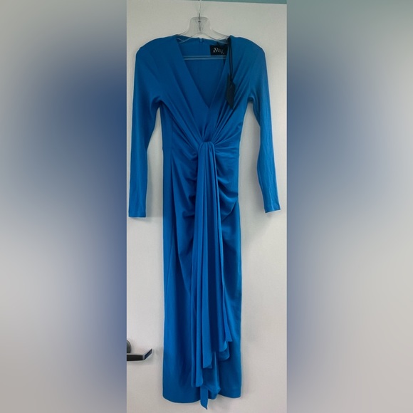 Solace London | Dresses | Solace London Lorena Midi Dress In Azure Size ...